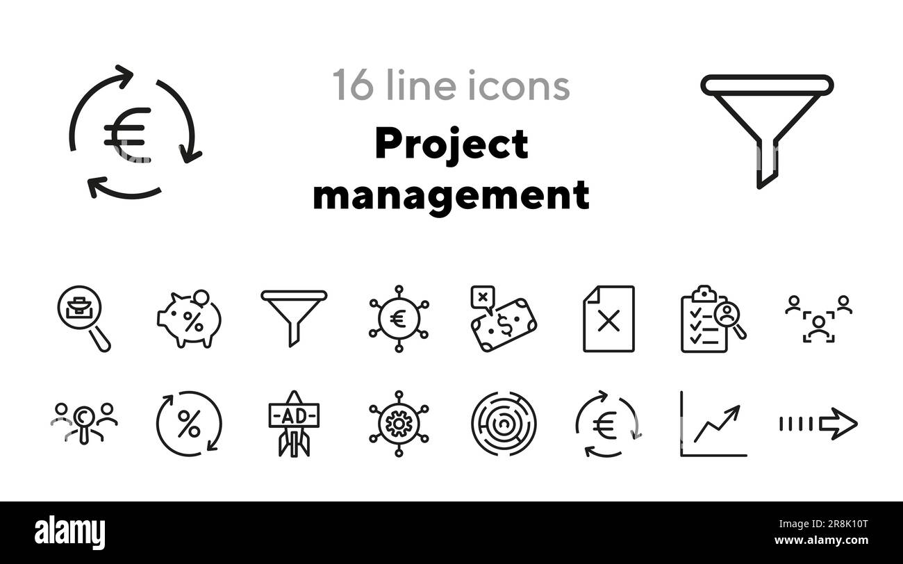 Work schedule project management Stock Vector Images - Alamy