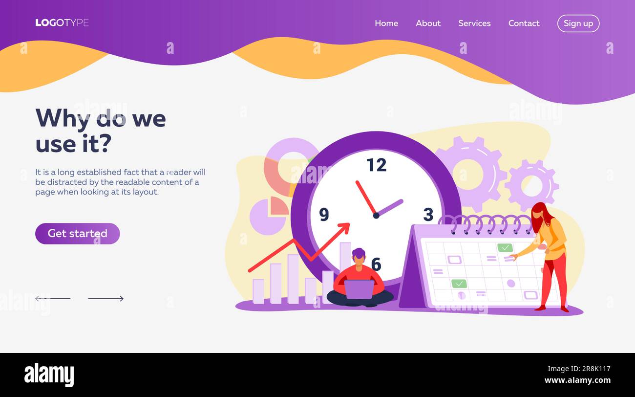 Timing and project scheduling Stock Vector Image & Art - Alamy