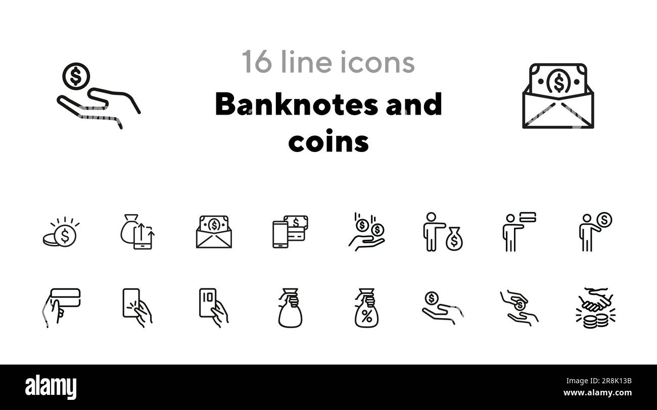 Finance banknotes card icon Stock Vector Images - Alamy