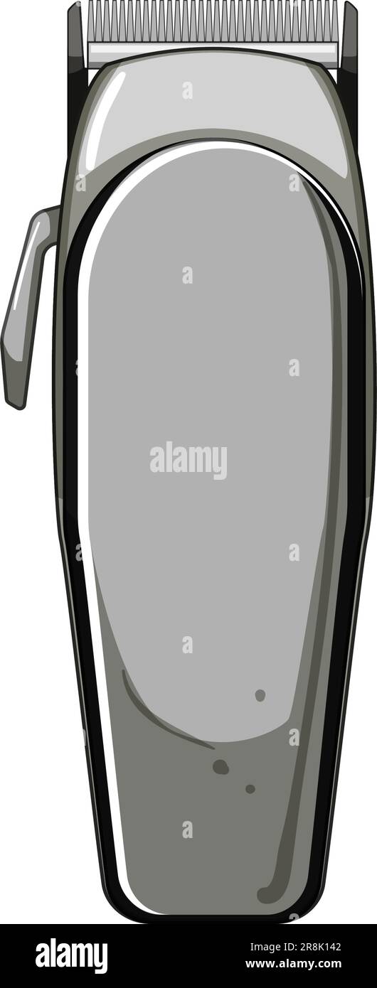 beauty hair clipper cartoon vector illustration Stock Vector Image ...