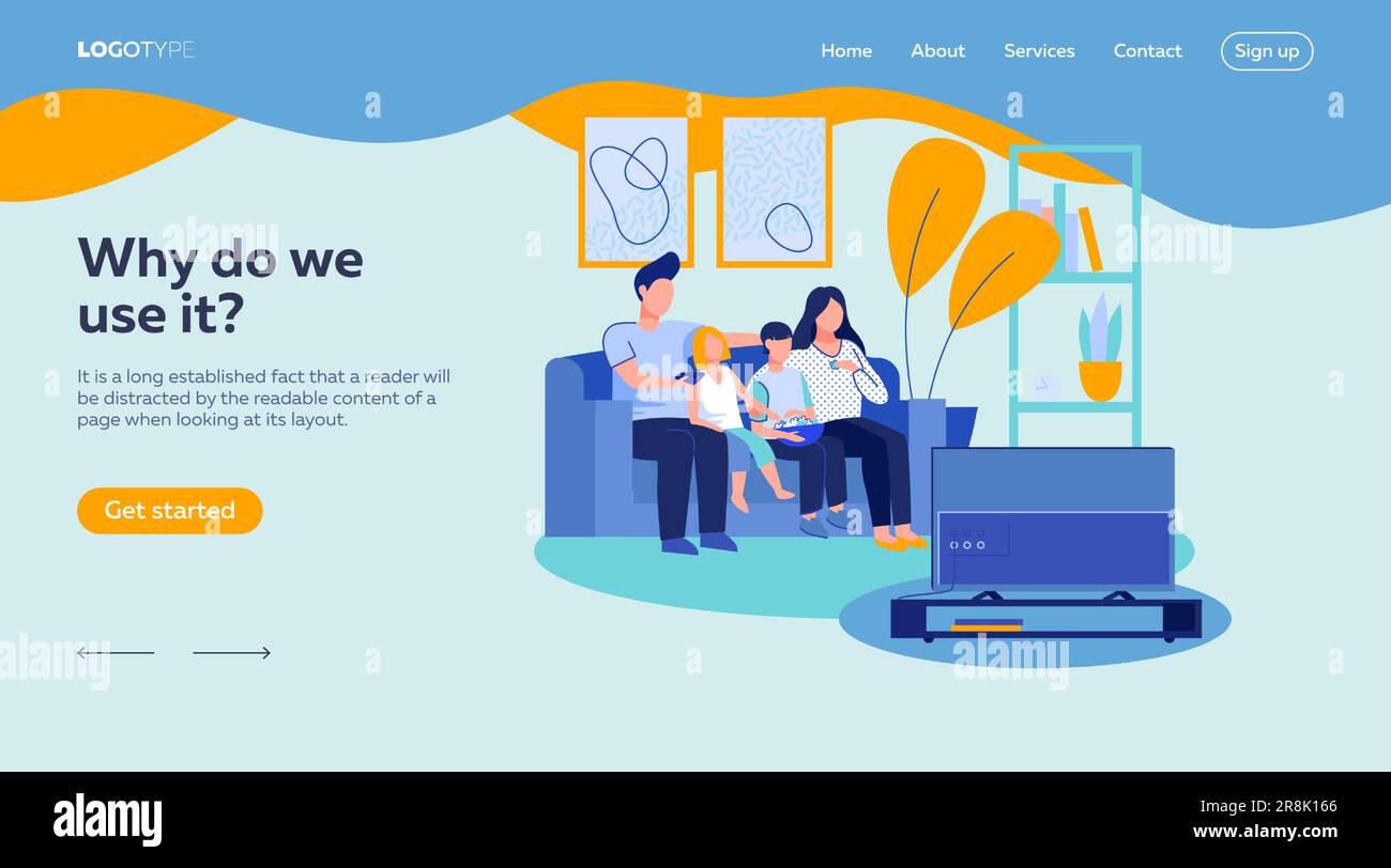 Couple watching tv love Stock Vector Images - Alamy