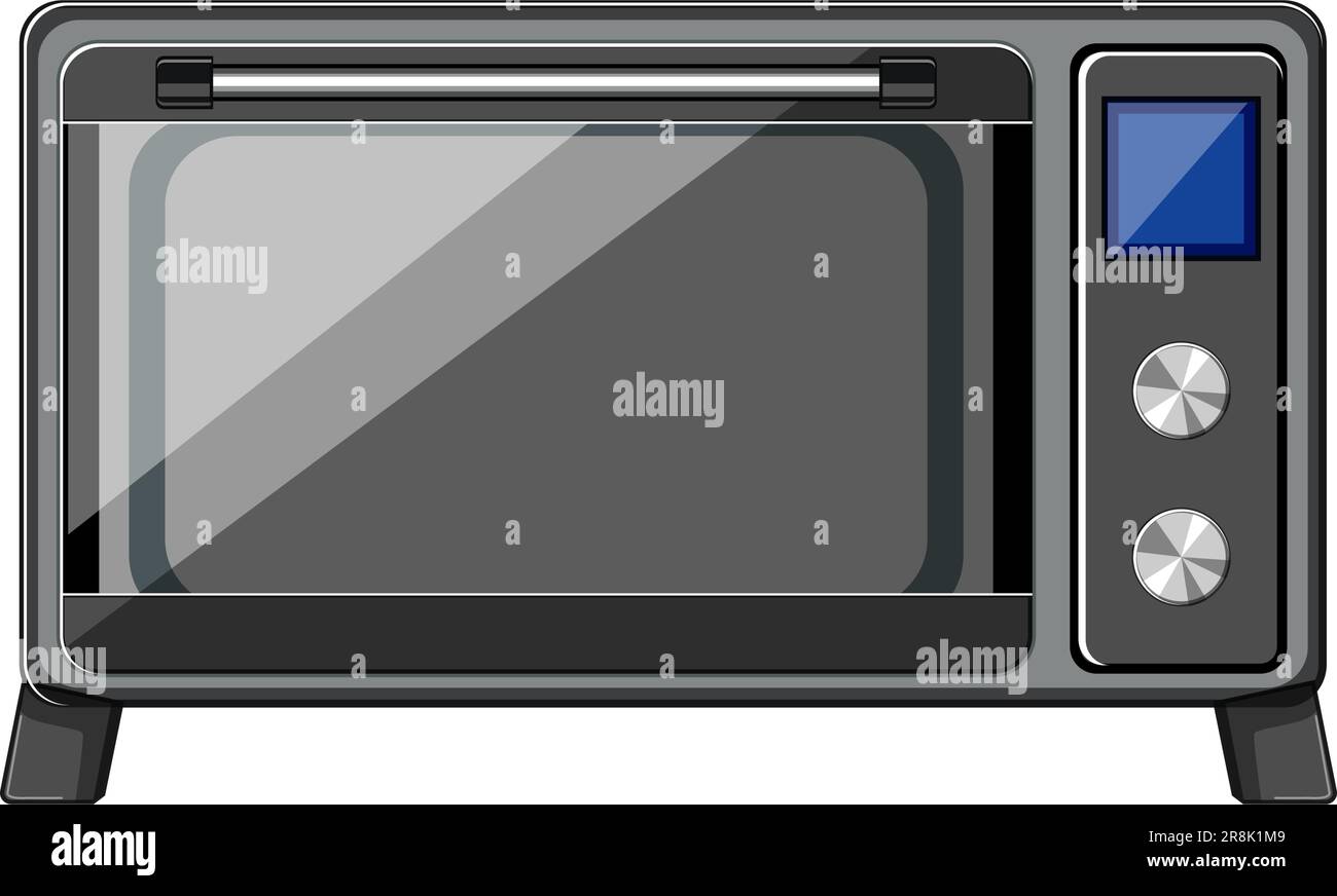 decor oven kitchen cartoon vector illustration Stock Vector Image & Art ...