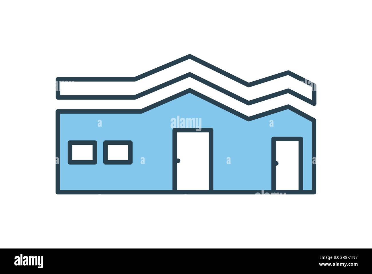 Mediterranean style house icon. Icon related to real estate, hotel ...