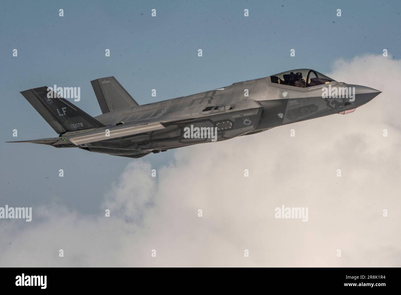 A U.S. Air Force F-35A Lightning II from Luke Air Force Base, Ariz ...