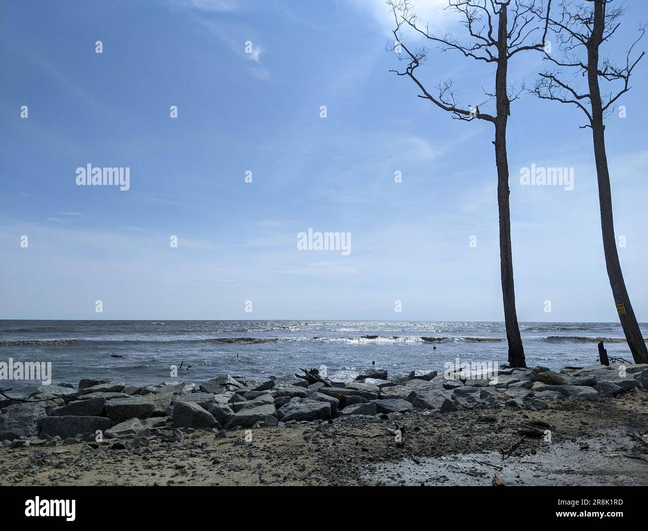 The atmosphere from the beach is beautiful with strong waves and big ...