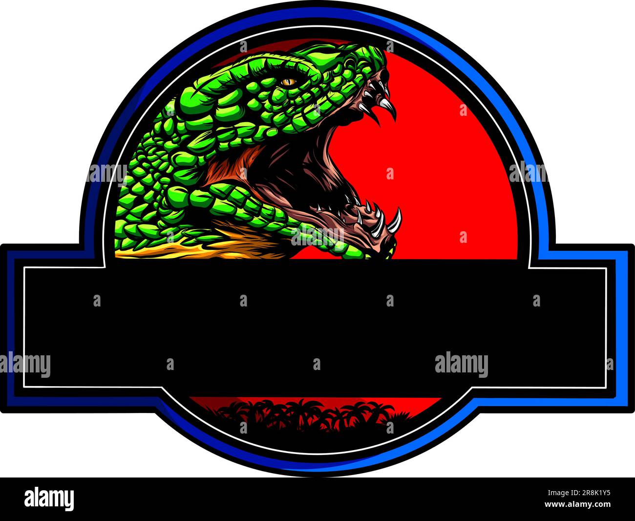 vector logo Cobra head - color illustration design Stock Vector Image ...