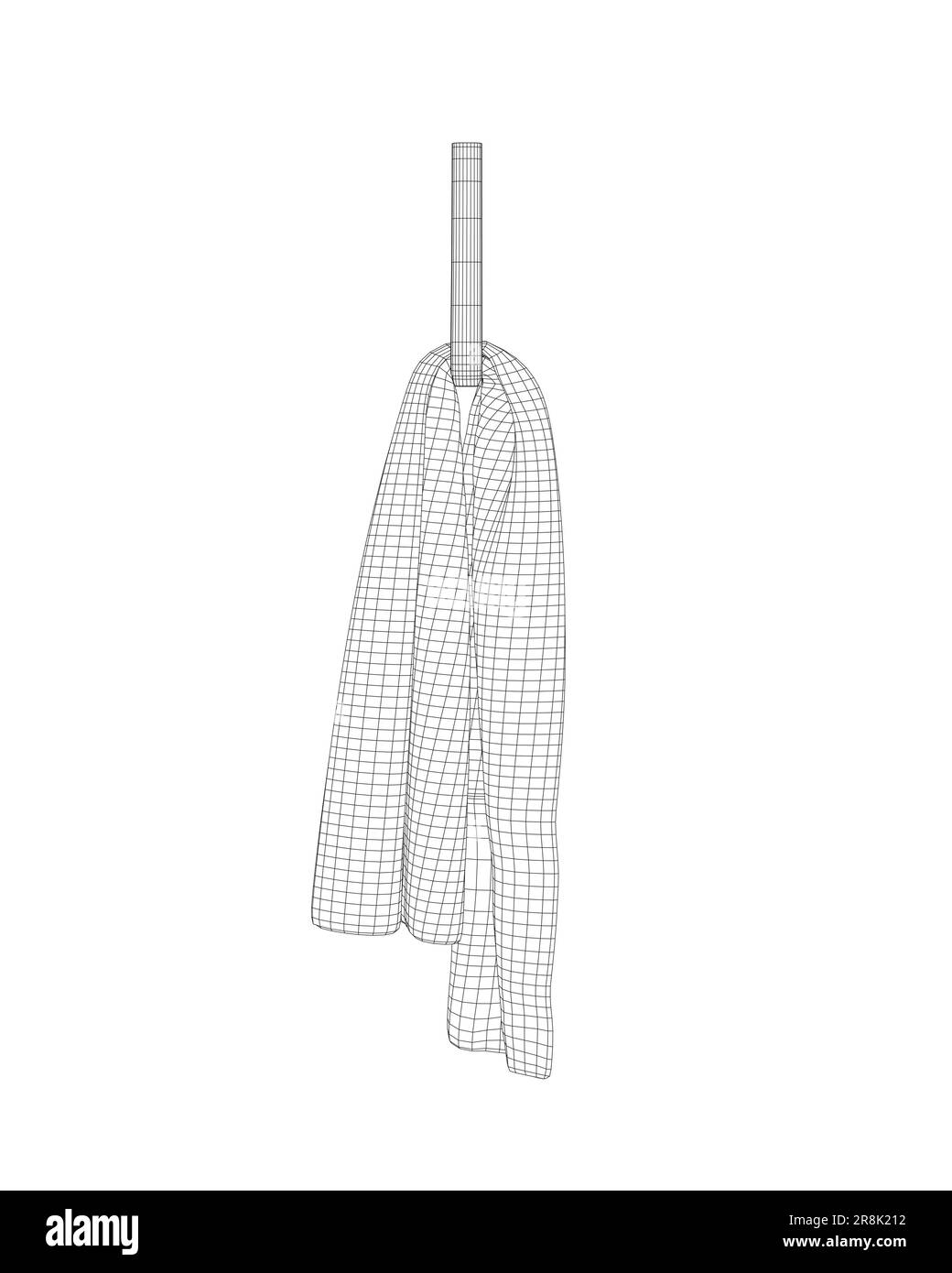 Hanger Elements of Bathroom. Vector illustration of Hanging Towel ...