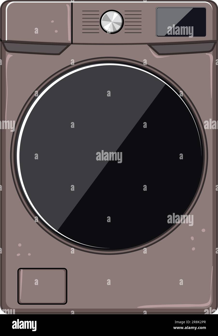 household washing machine cartoon vector illustration Stock Vector ...