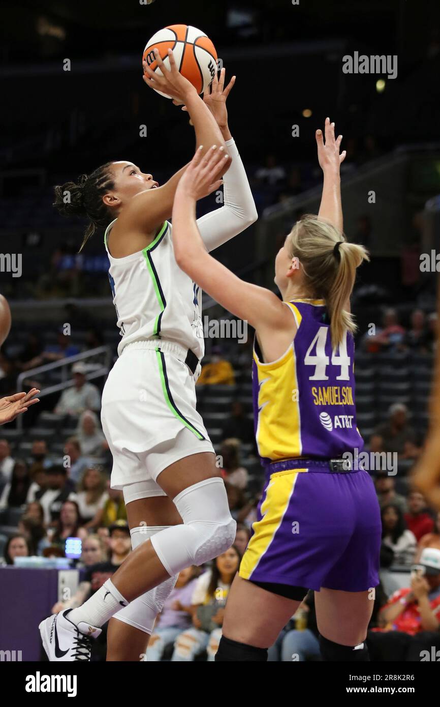 LOS ANGELES, CA - JUNE 20: Minnesota Lynx forward Napheesa Collier (24 ...
