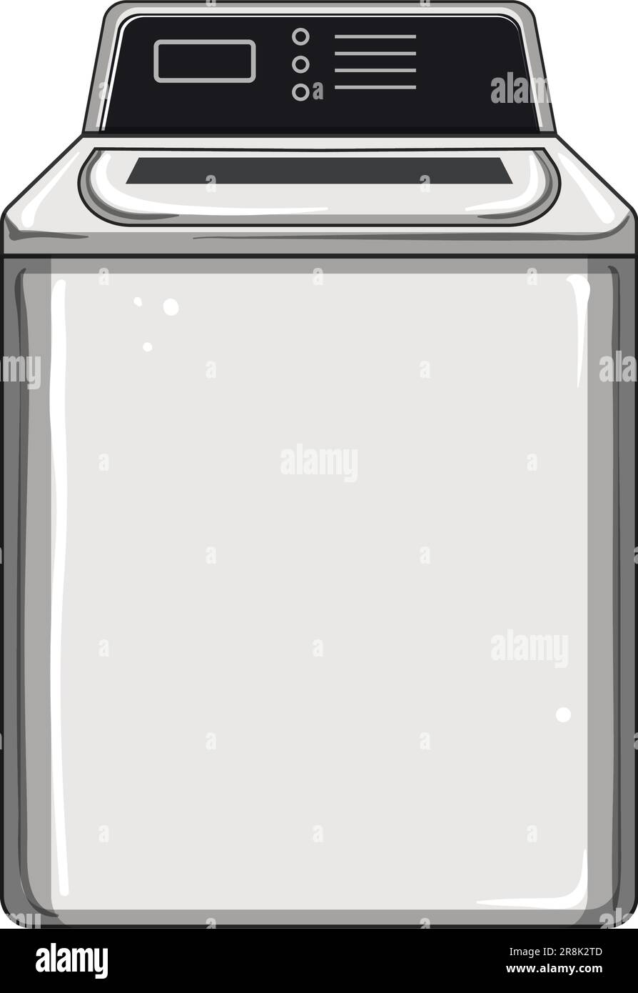 appliance washing machine cartoon vector illustration Stock Vector ...