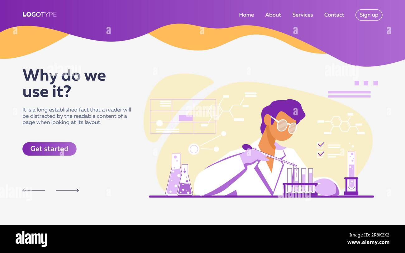 Medical researcher working liquid Stock Vector Images - Alamy