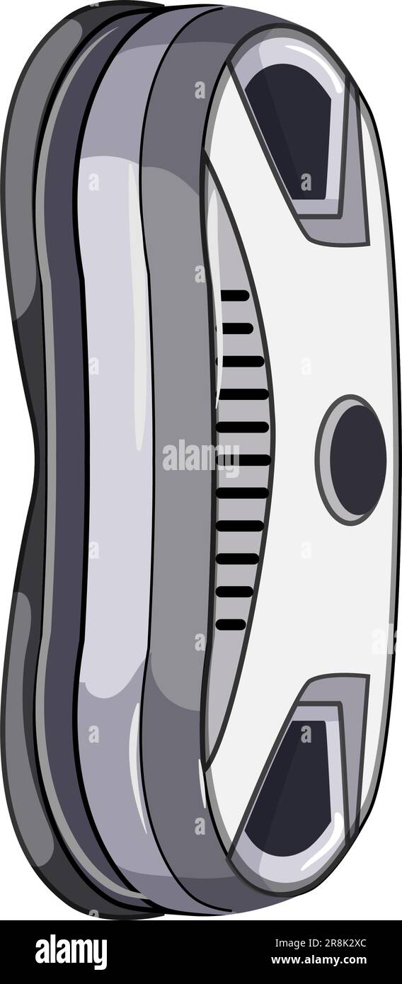 clean glass cleaning robot cartoon vector illustration Stock Vector ...