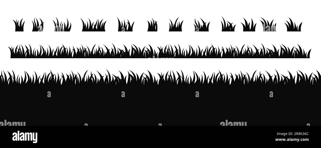 silhouettes of grass Stock Vector Image & Art - Alamy