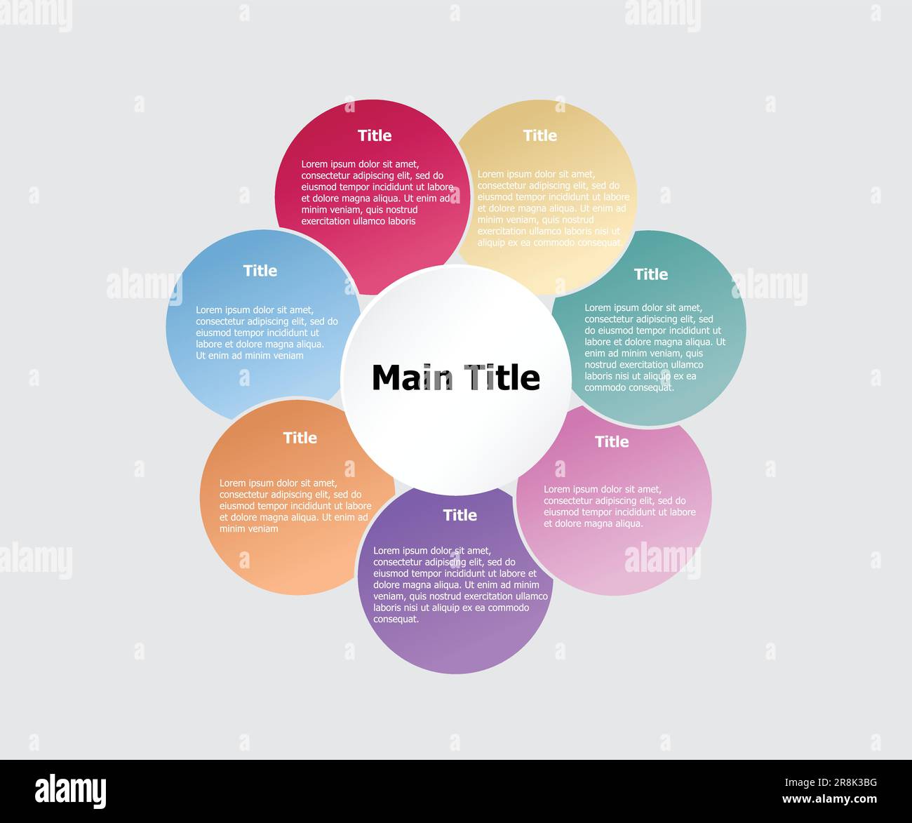 Modern infographic template design vector for web design, UI apps ...