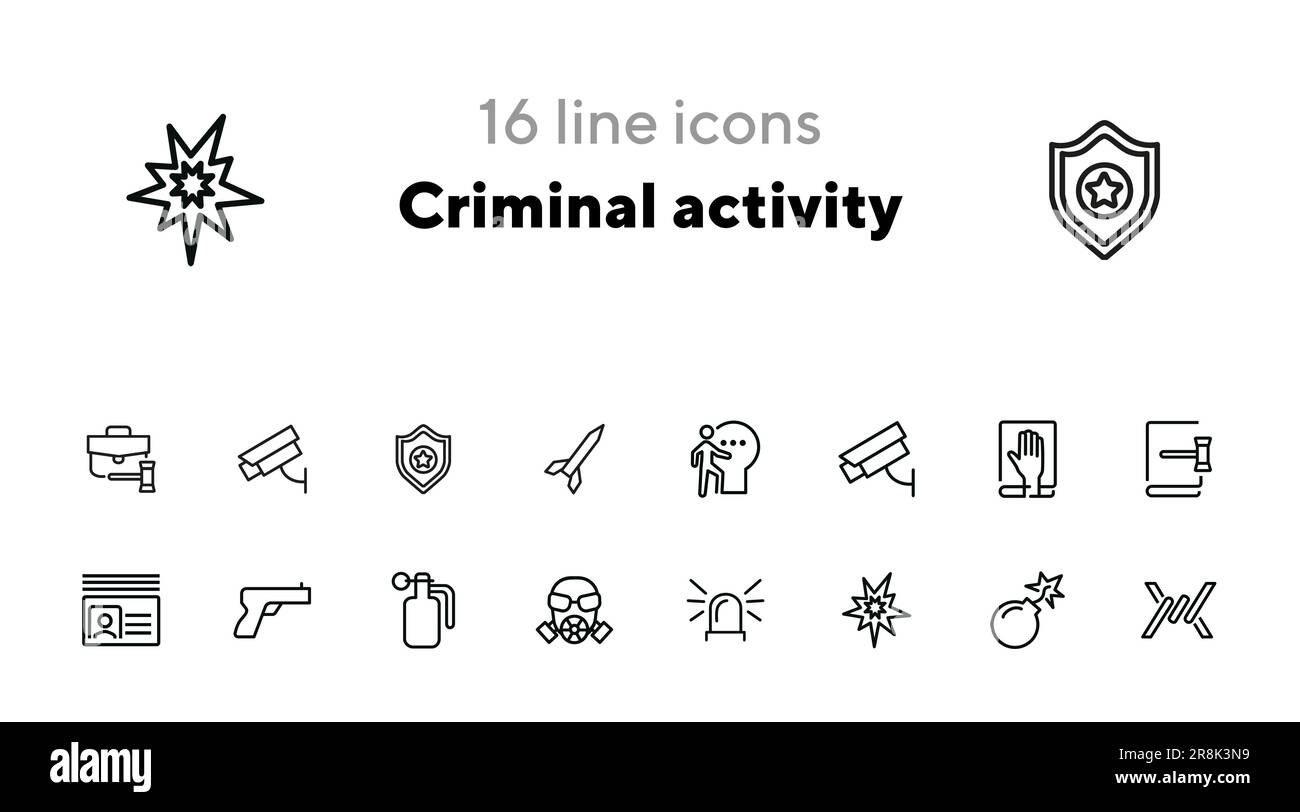 Hand grenade icon line Stock Vector Images - Alamy