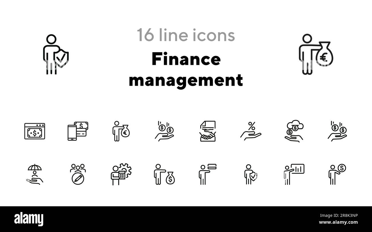 Management logo Stock Vector Images - Alamy