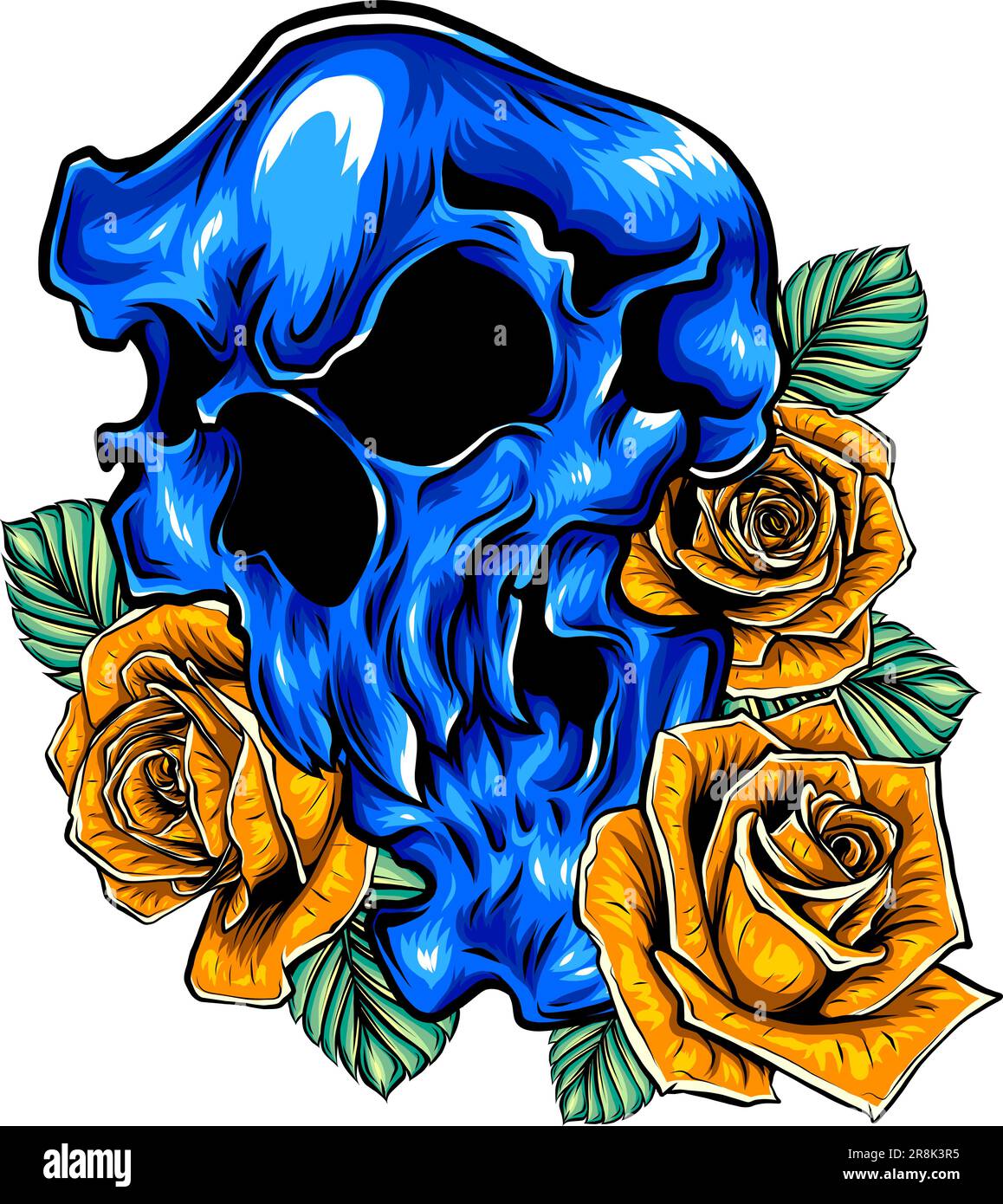 Blood rose concept Stock Vector Images - Alamy