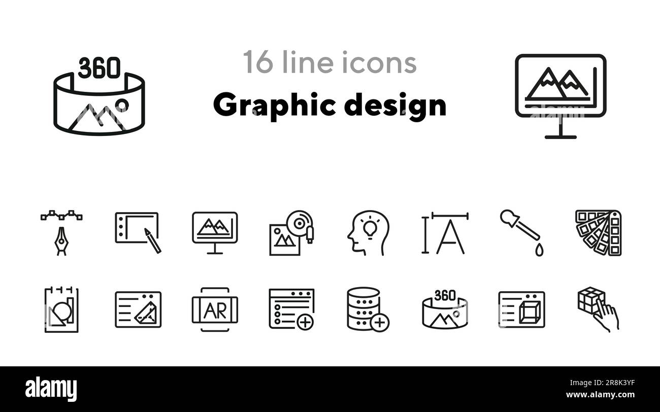 Programming modern line design Stock Vector Images - Alamy