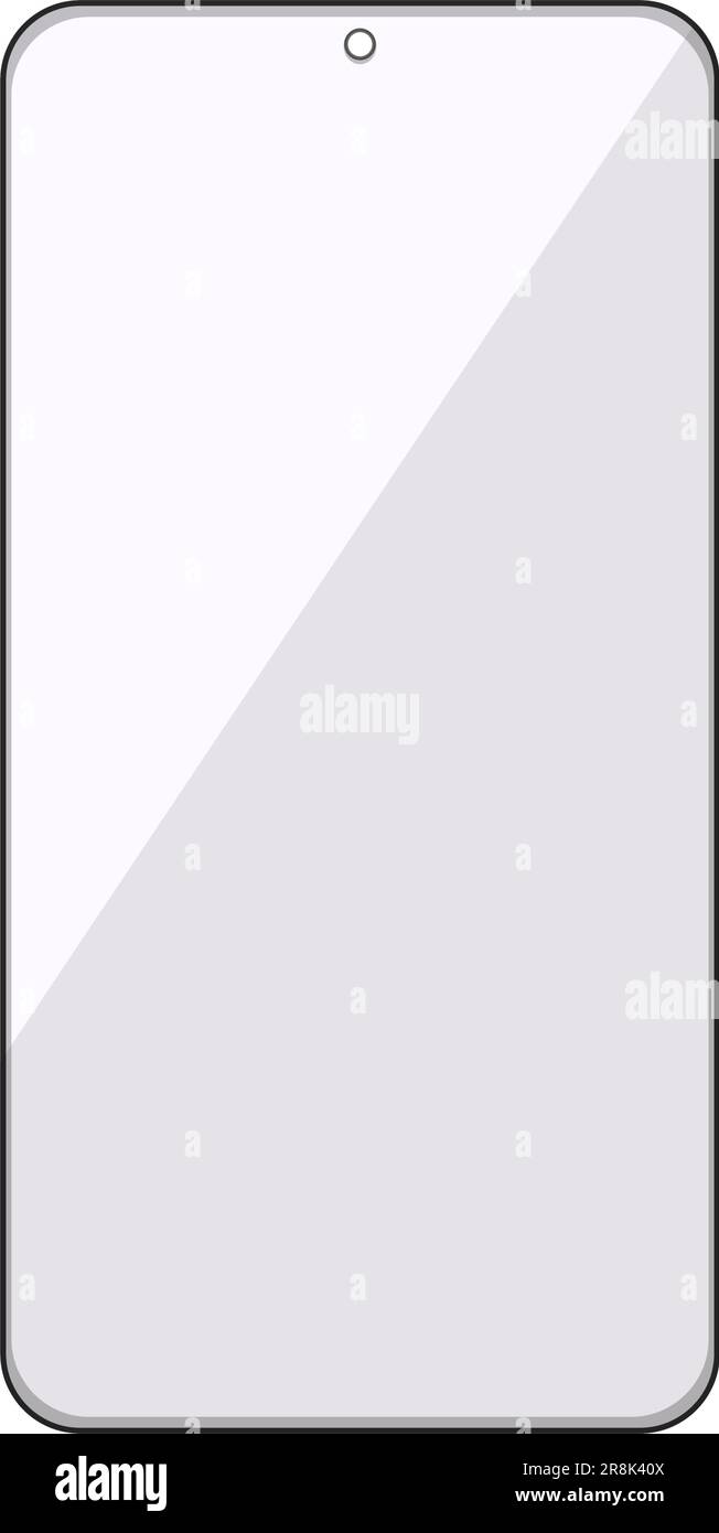 protect phone screen protector cartoon vector illustration Stock Vector ...