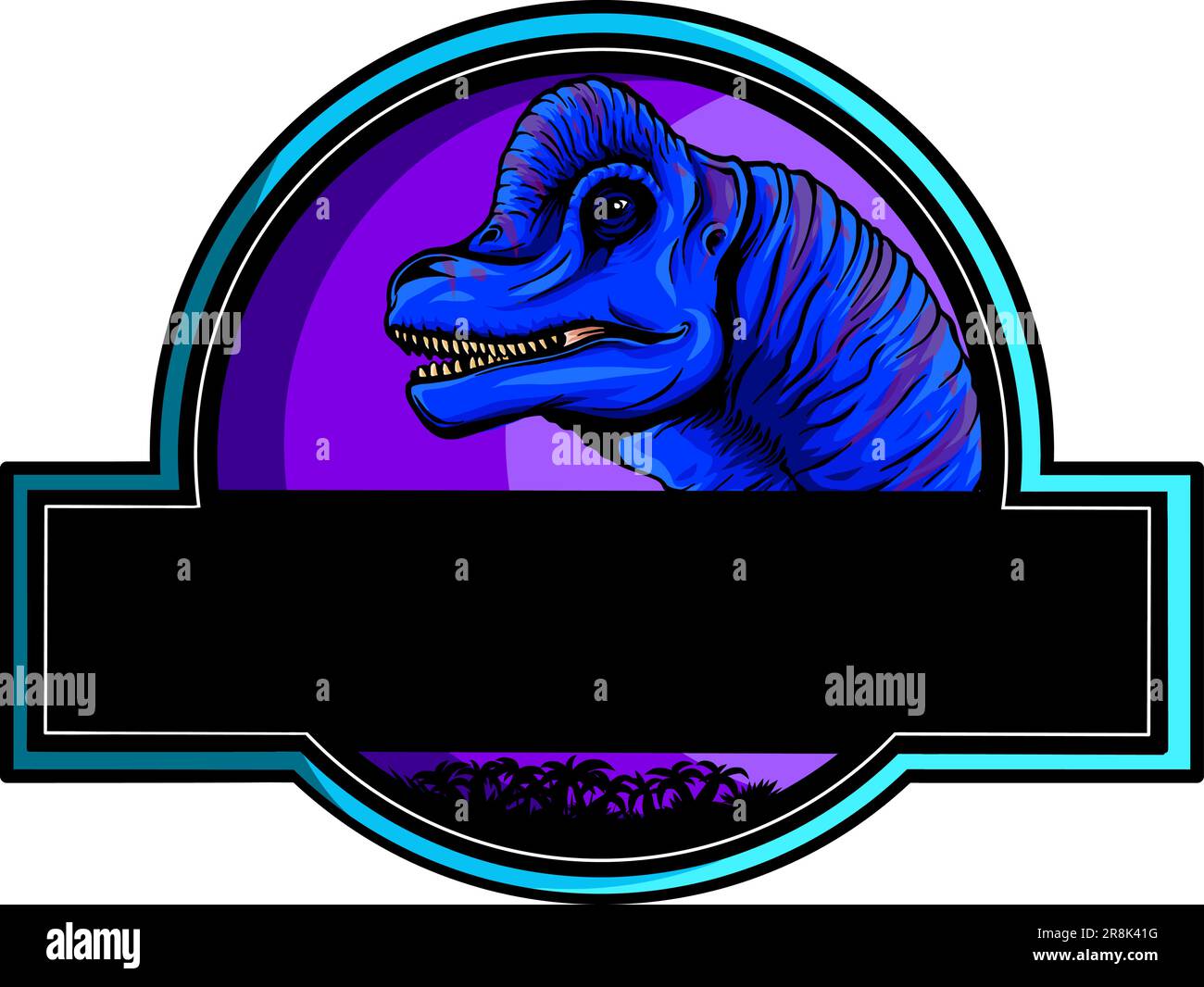 illustration of brachiosaurus Dinosaurs logo vector Stock Vector Image ...