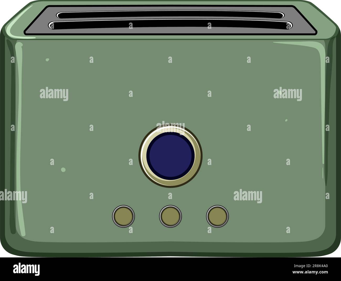 toast toaster bread cartoon vector illustration Stock Vector Image ...