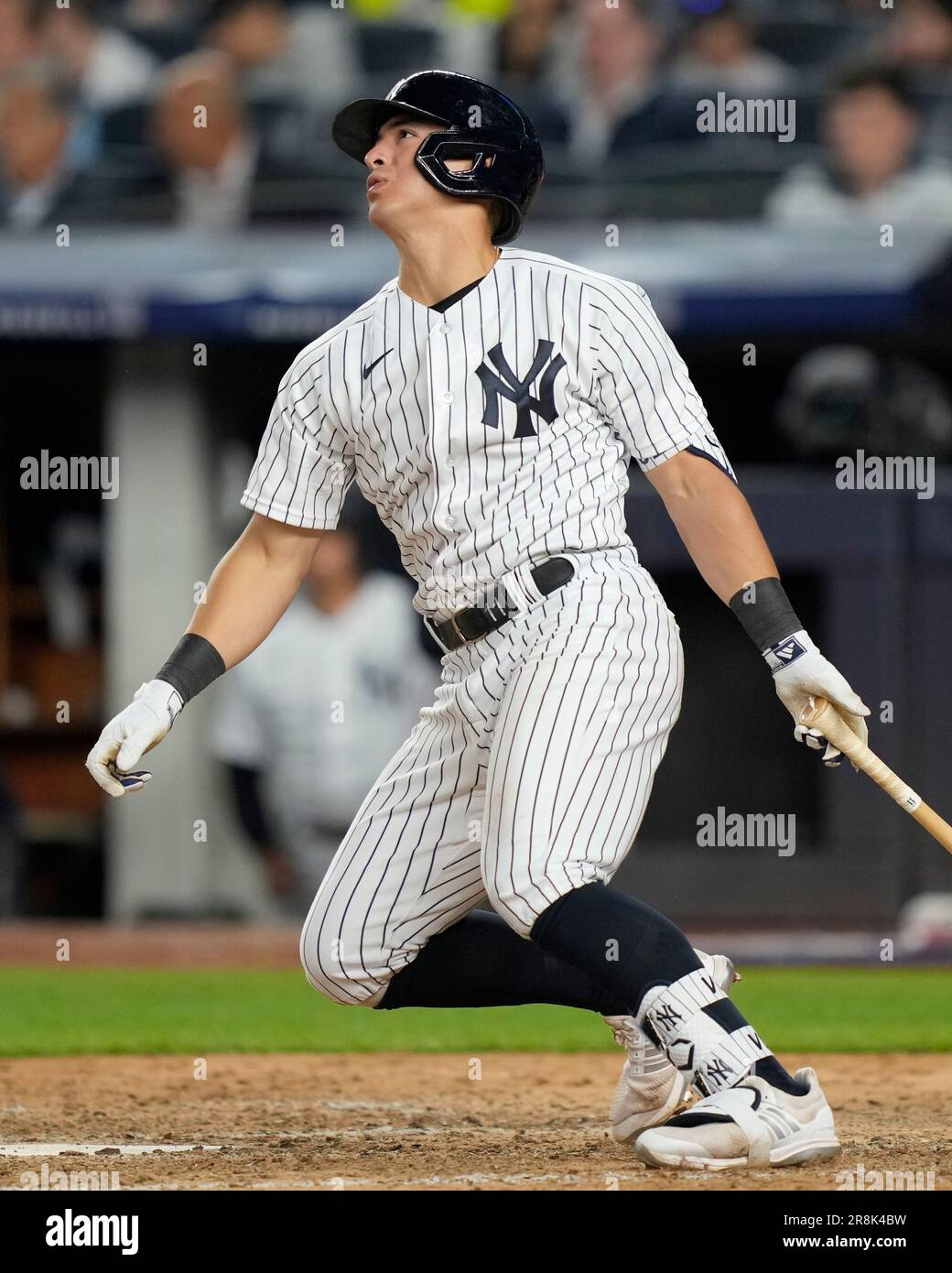 New York Yankees' Anthony Volpe hits a solo home run off Seattle ...