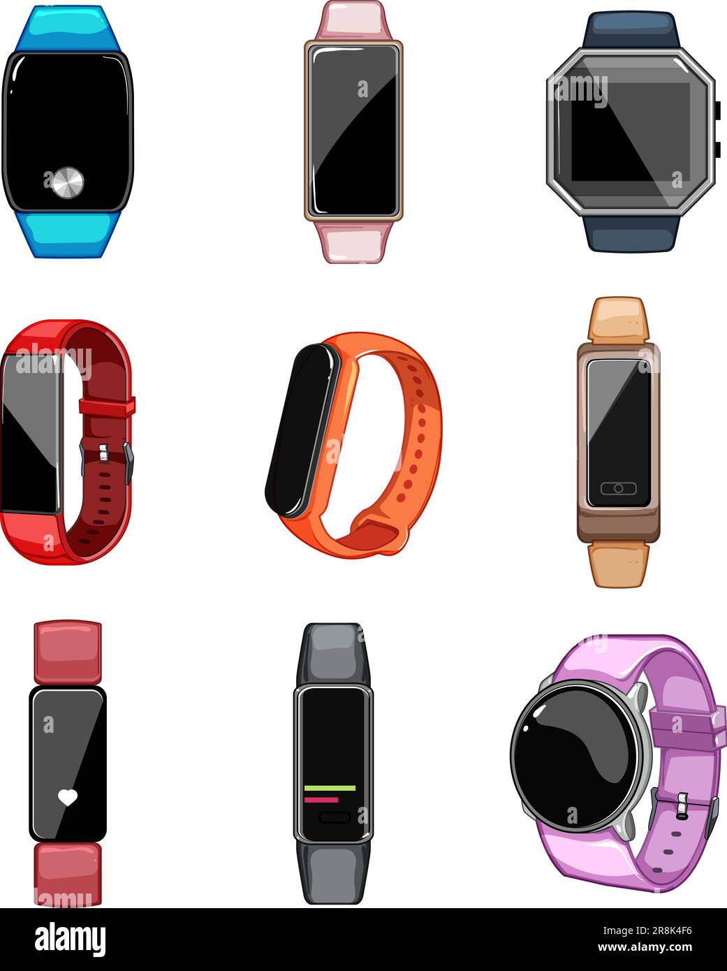 Fitbit symbol Stock Vector Images - Alamy