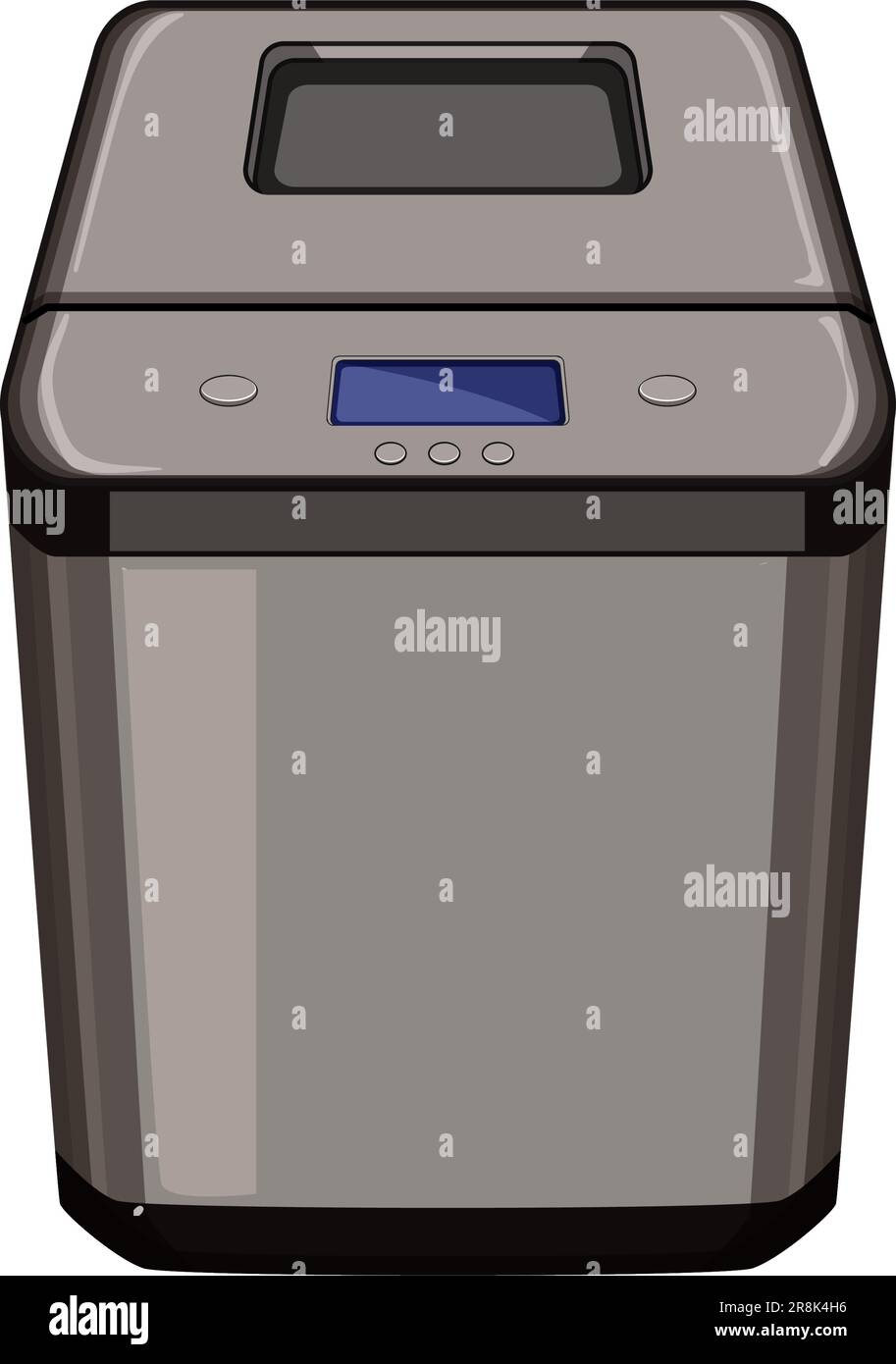 bakery bread maker cartoon vector illustration Stock Vector Image & Art ...
