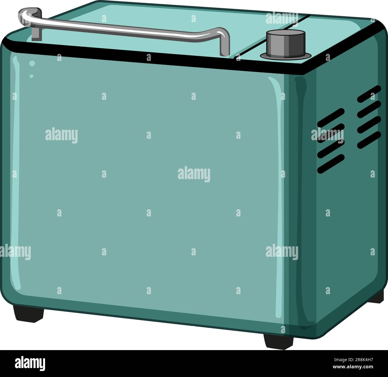 food bread maker cartoon vector illustration Stock Vector Image & Art ...