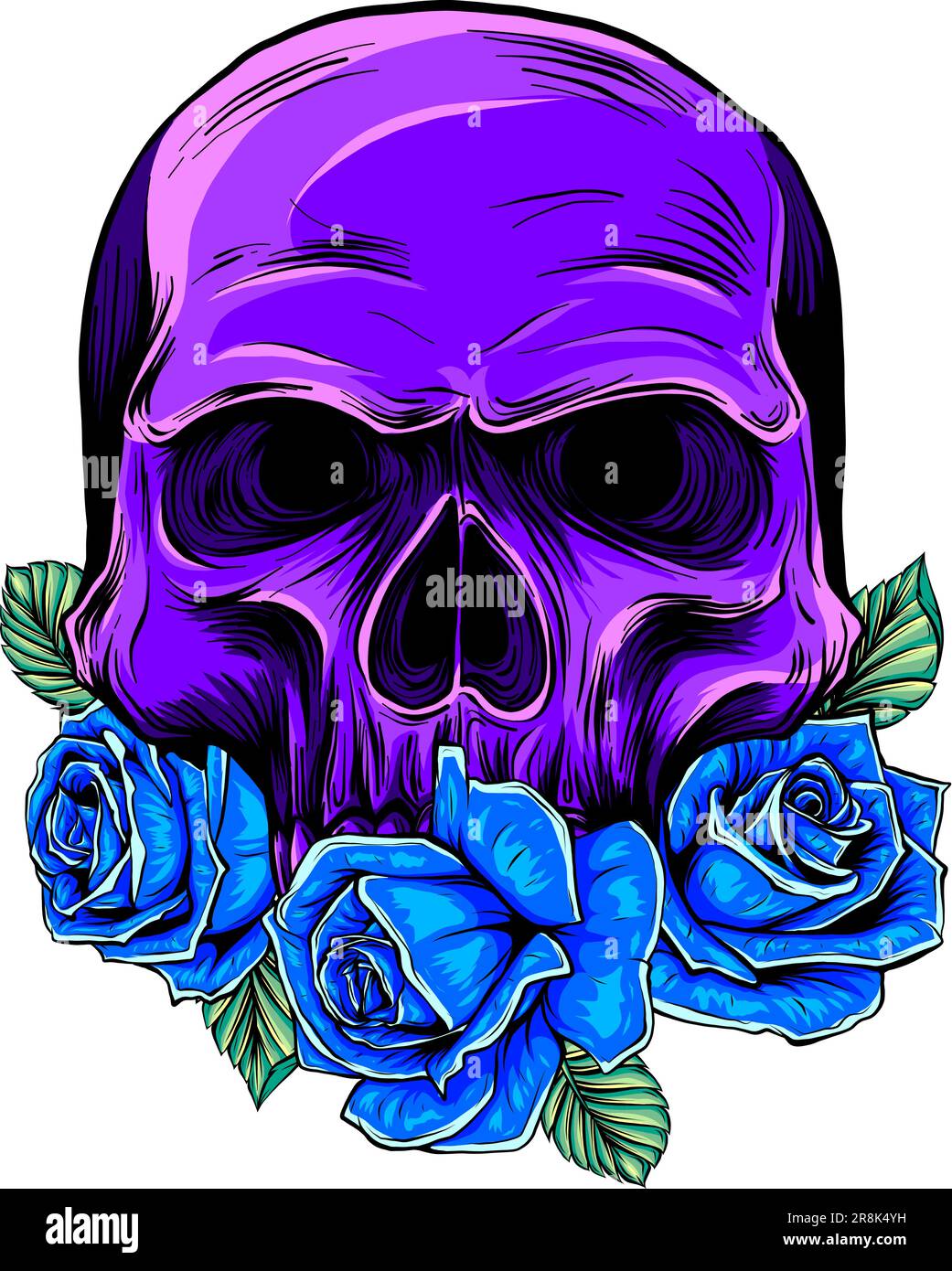 Red blood rose Stock Vector Images - Alamy