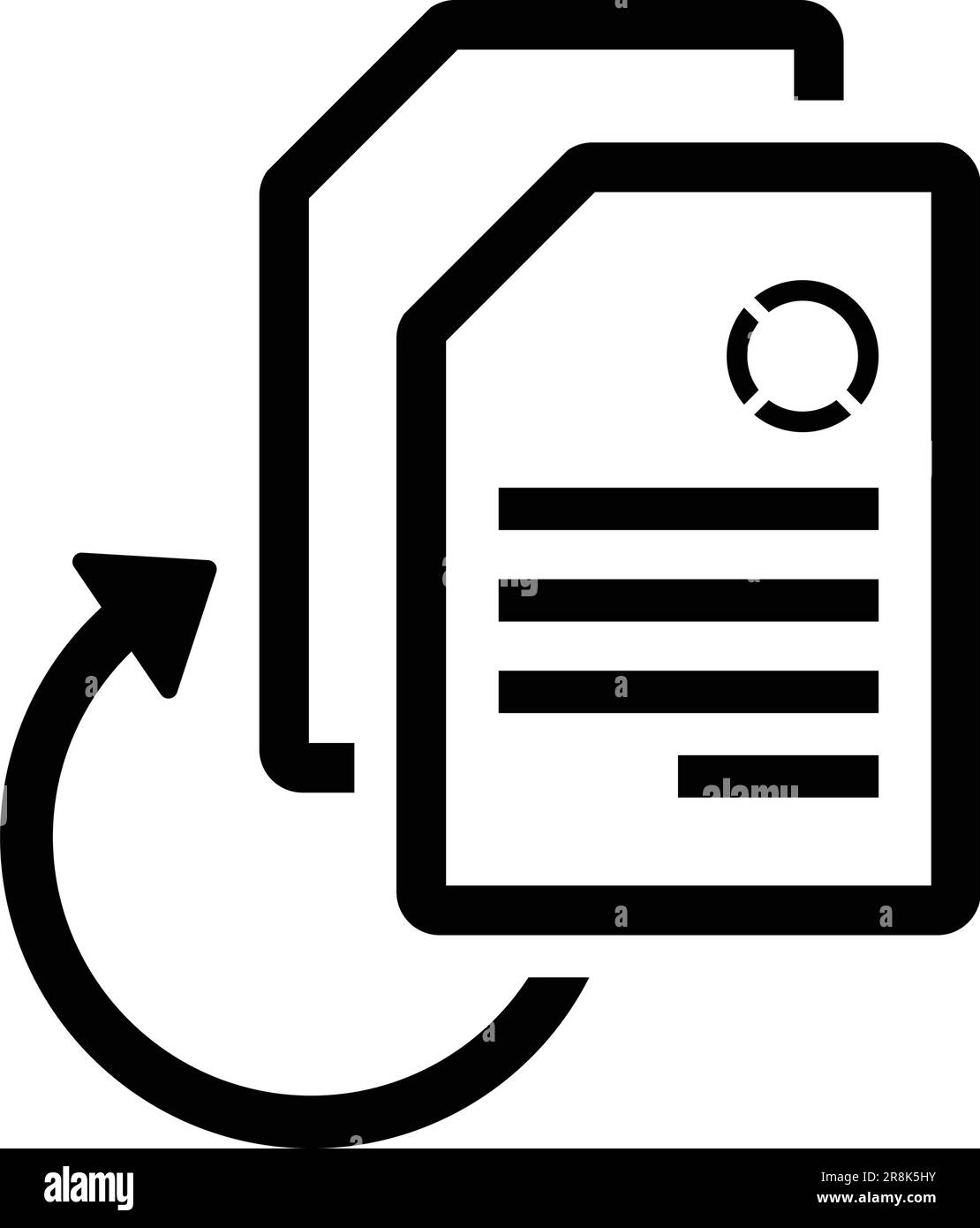 Duplicate icon Black and White Stock Photos & Images - Alamy