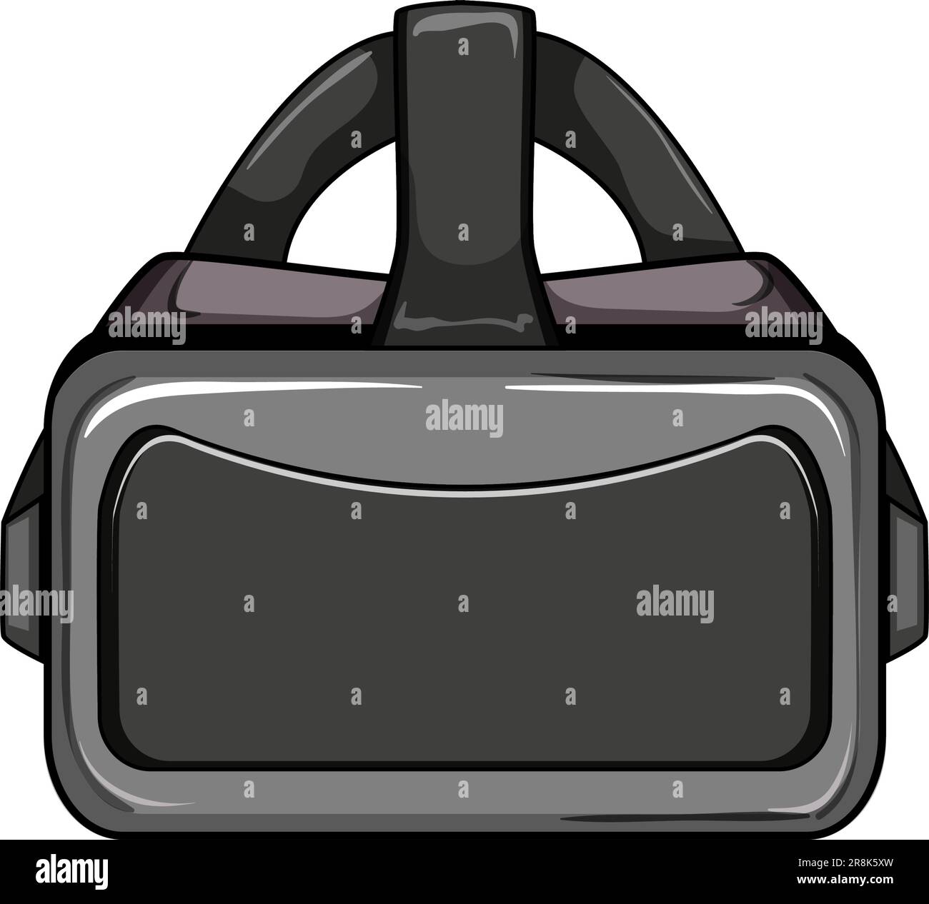 young vr glasses cartoon vector illustration Stock Vector Image & Art ...