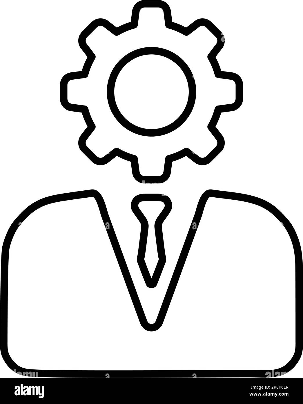 Management icon. Fully editable vector EPS use for printed materials ...