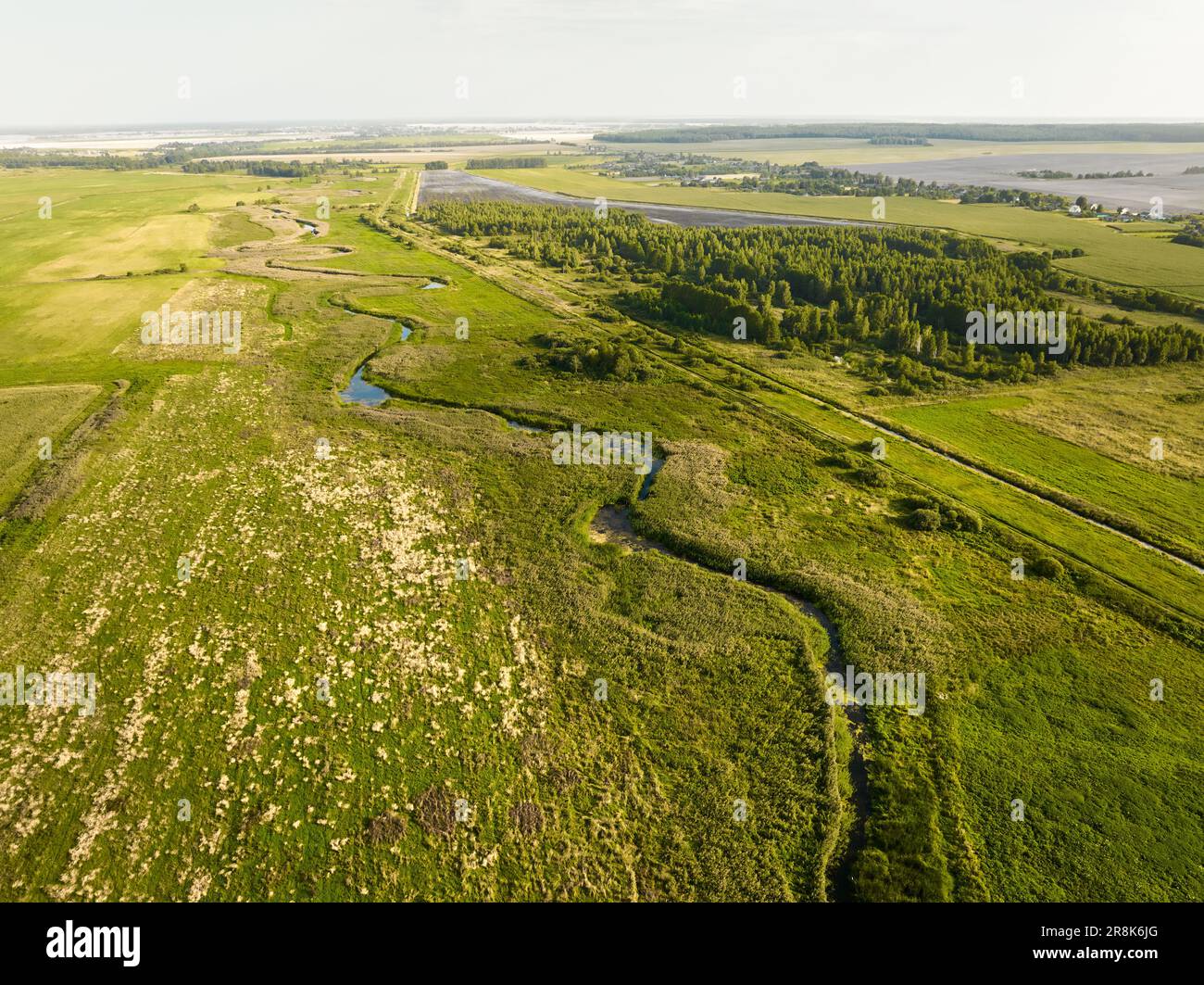 Small river irrigation canals hi-res stock photography and images - Alamy