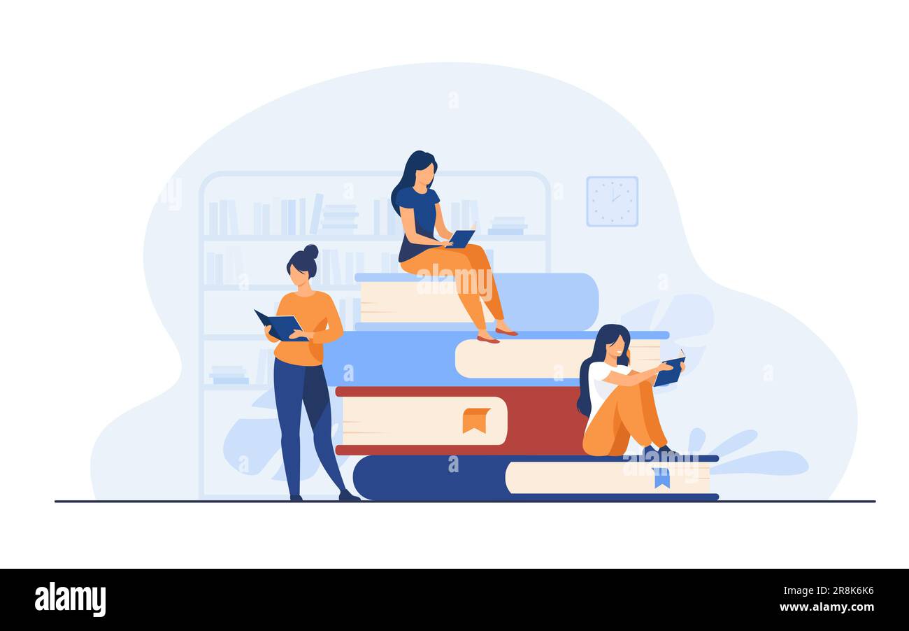 Book readers concept Stock Vector Image & Art - Alamy