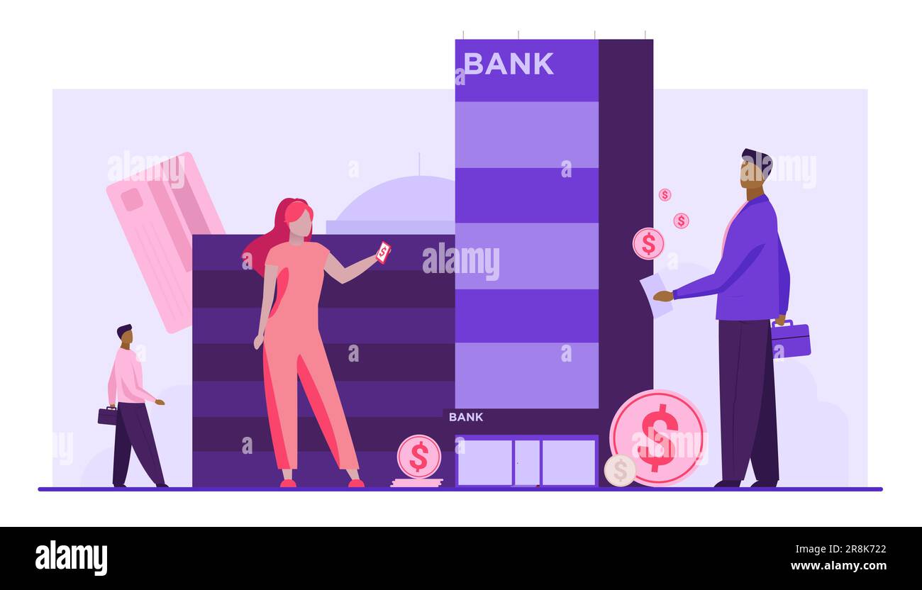 Banker building Cut Out Stock Images & Pictures - Alamy