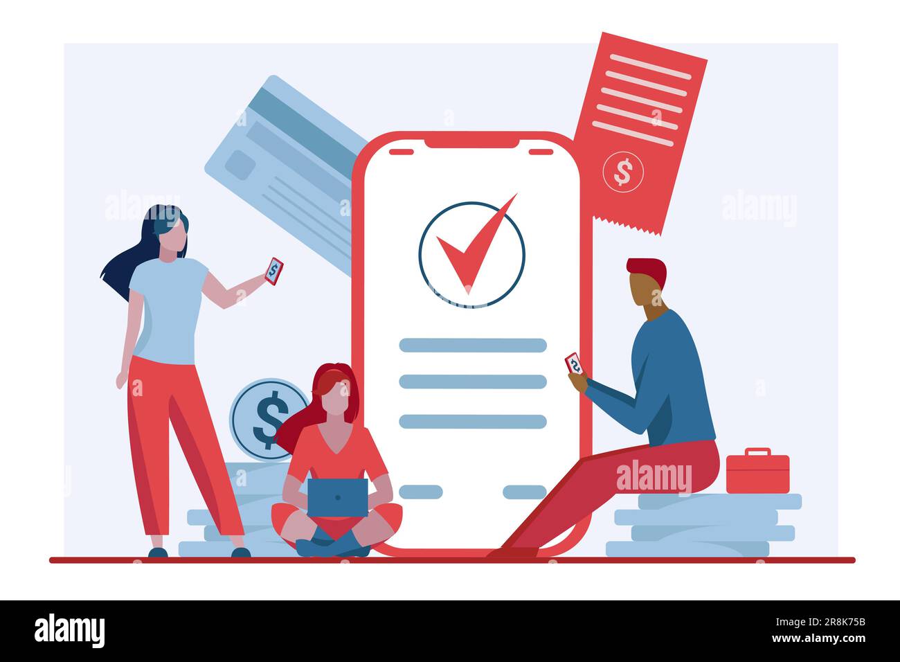 Person using security card Stock Vector Images - Alamy