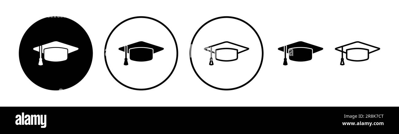 Education icon vector. graduation cap icon vector Stock Vector Image ...
