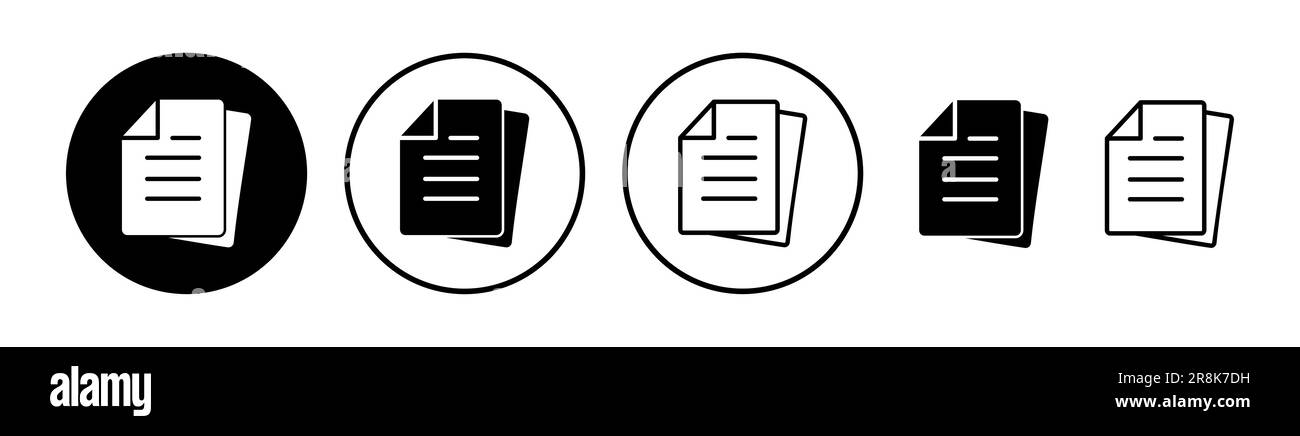 Document icon vector. Paper icon. File Icon Stock Vector Image & Art ...