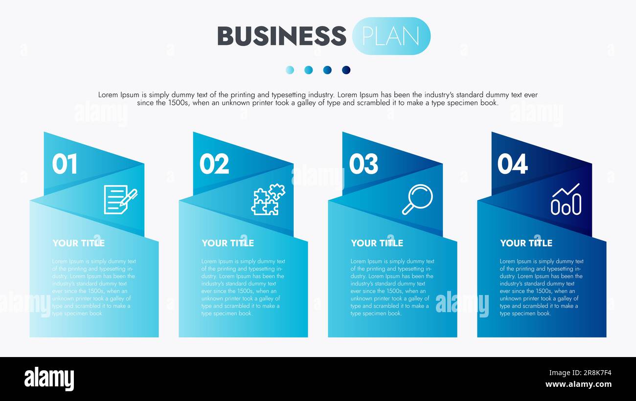Business template for presentation. Infographic business data ...