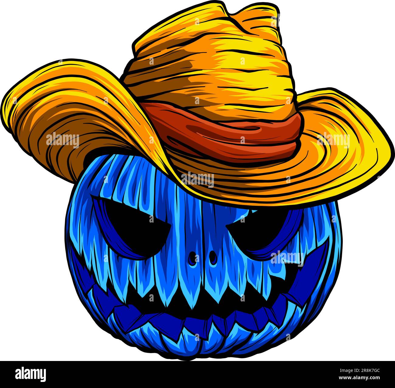 Cartoon pumpkinhead hi-res stock photography and images - Alamy