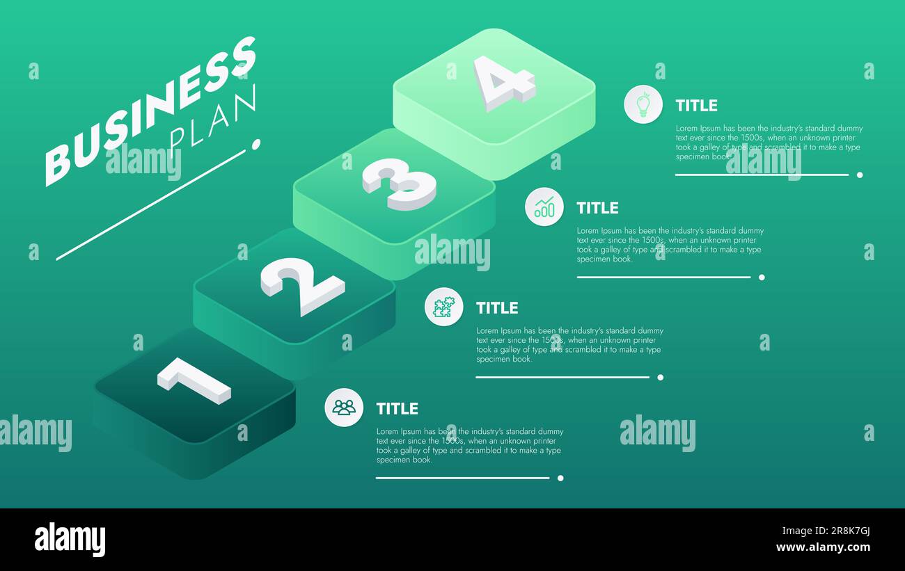 Business template for presentation. Infographic business data ...