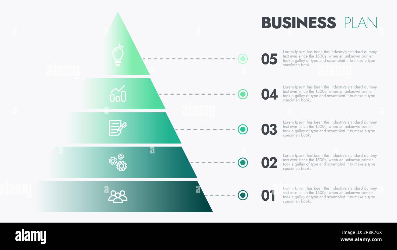 Business template for presentation. Infographic business data ...