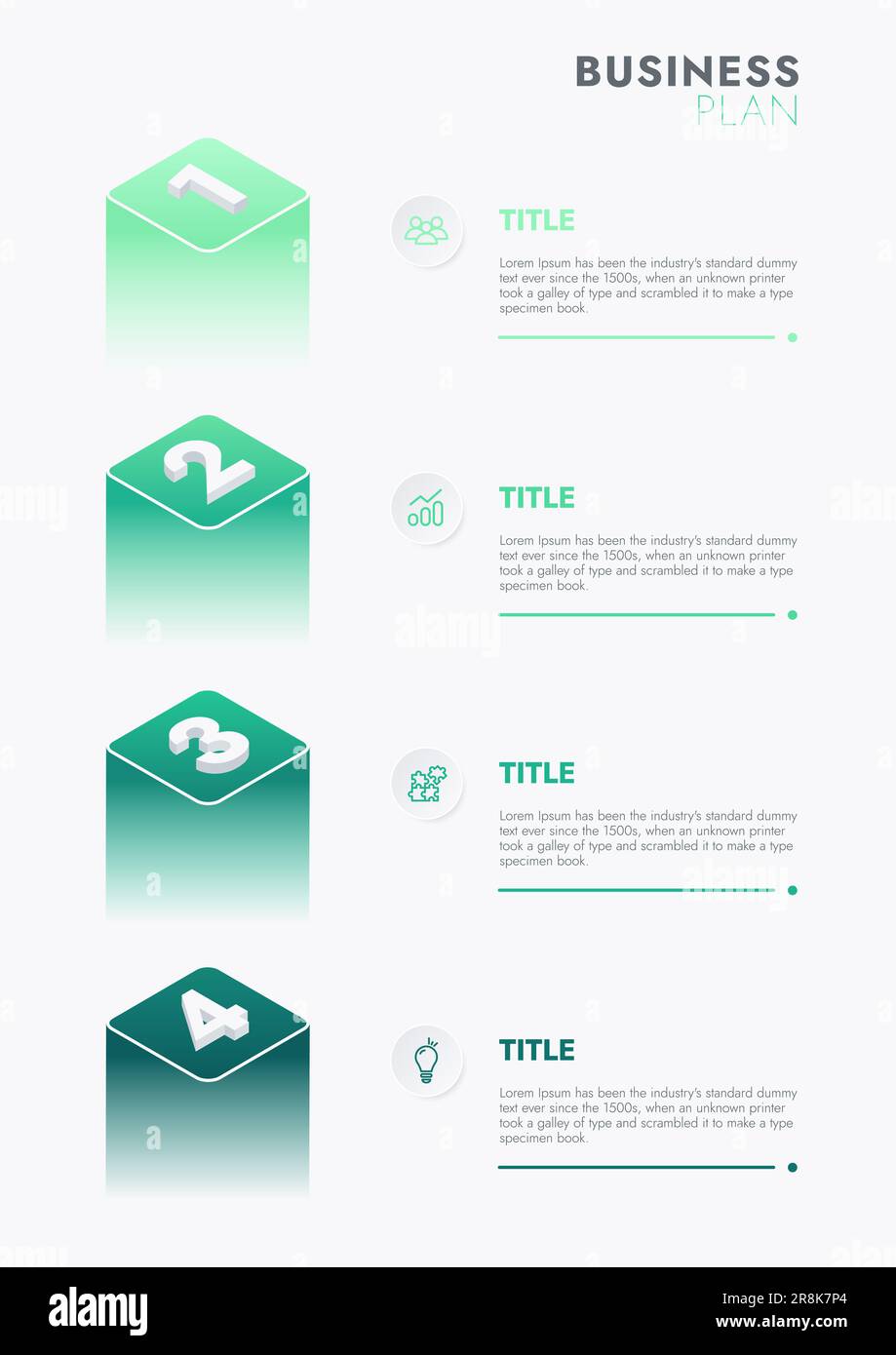 Business template for presentation. Infographic business data visualization. Process chart with ...
