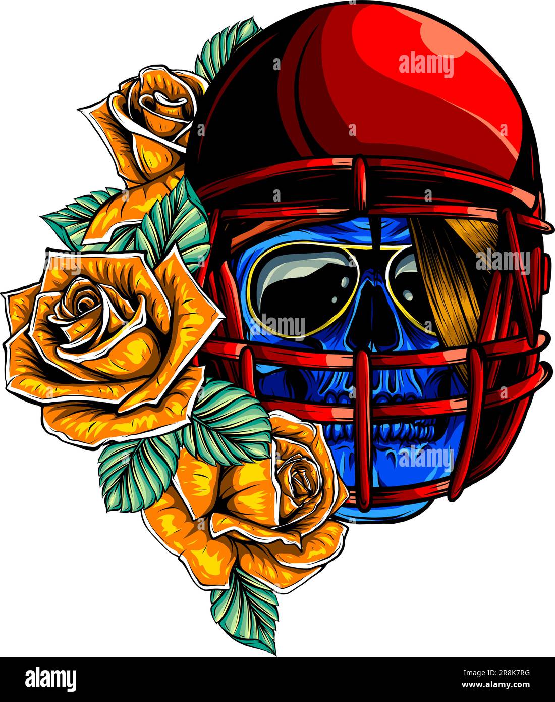 Football Skull Logo