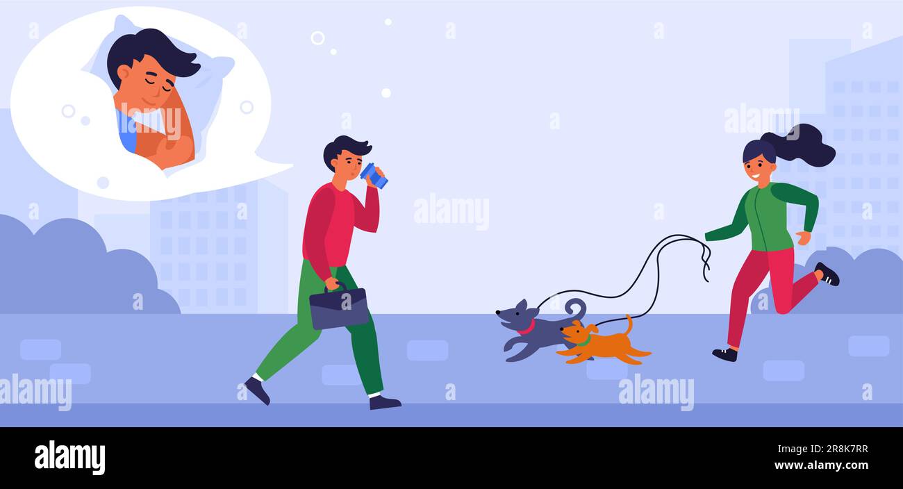 Running drinking man Stock Vector Images - Alamy