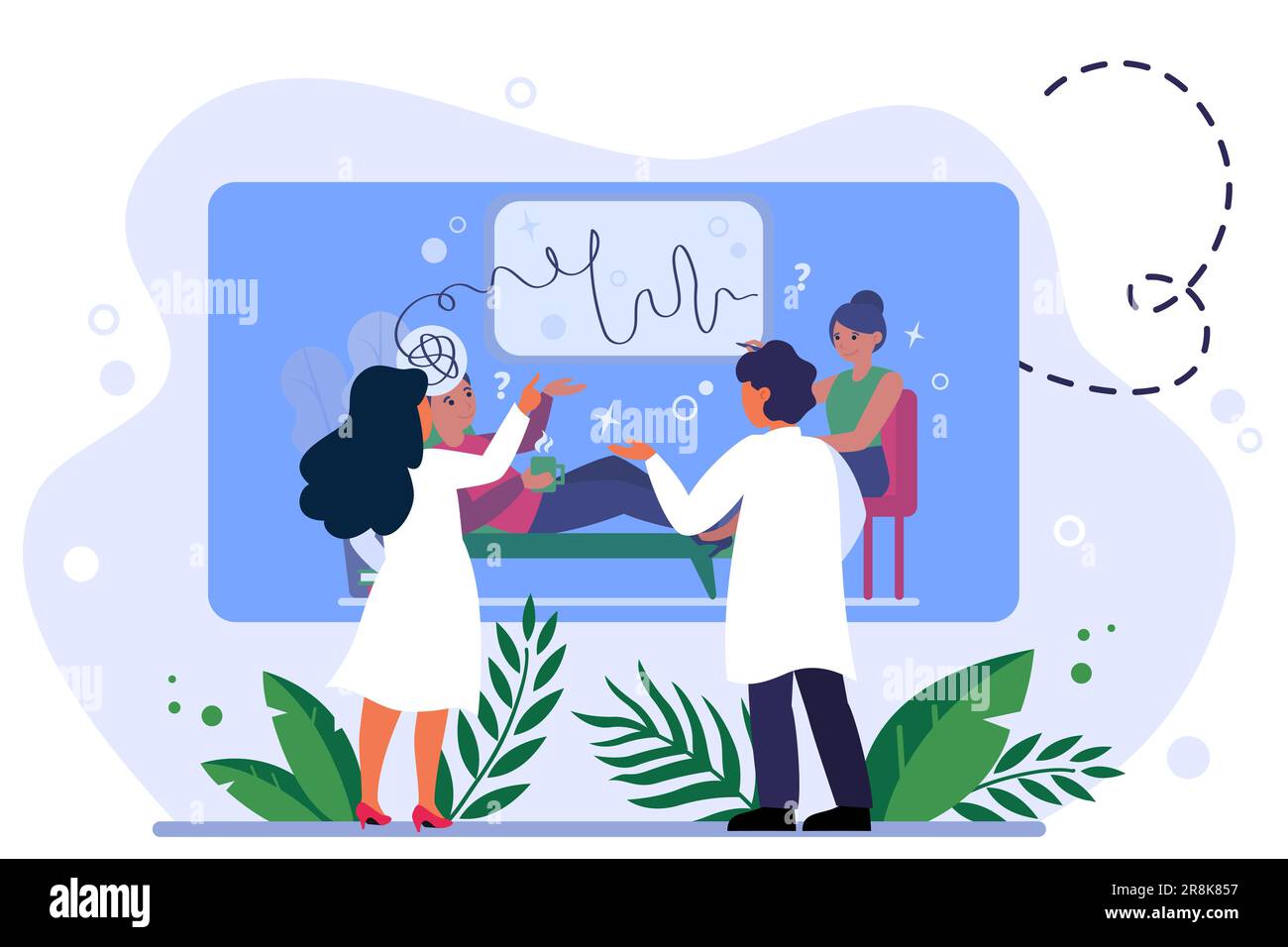 Psychologist coach Stock Vector Images - Alamy