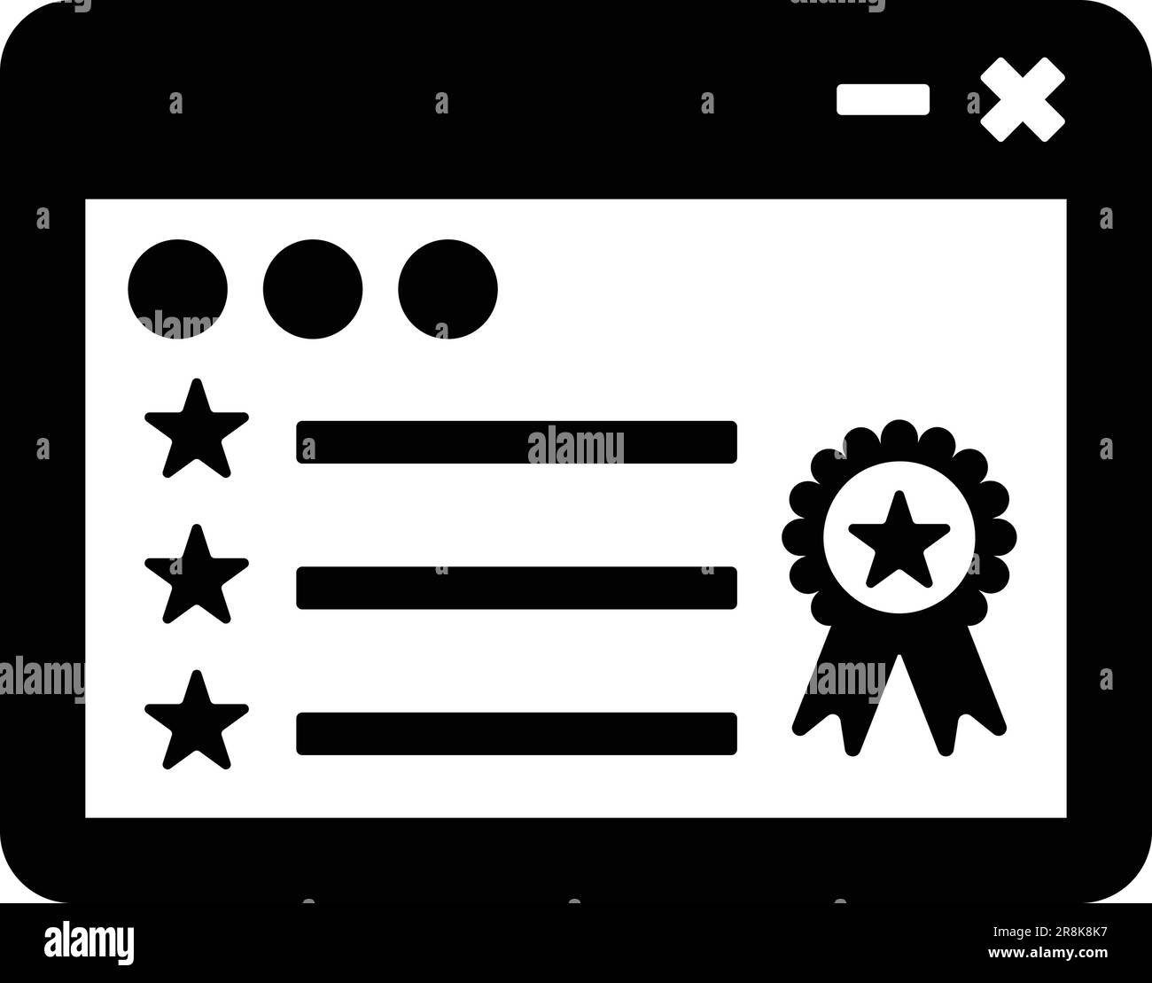 Page Rank icon. design template vector illustration for graphic and web ...