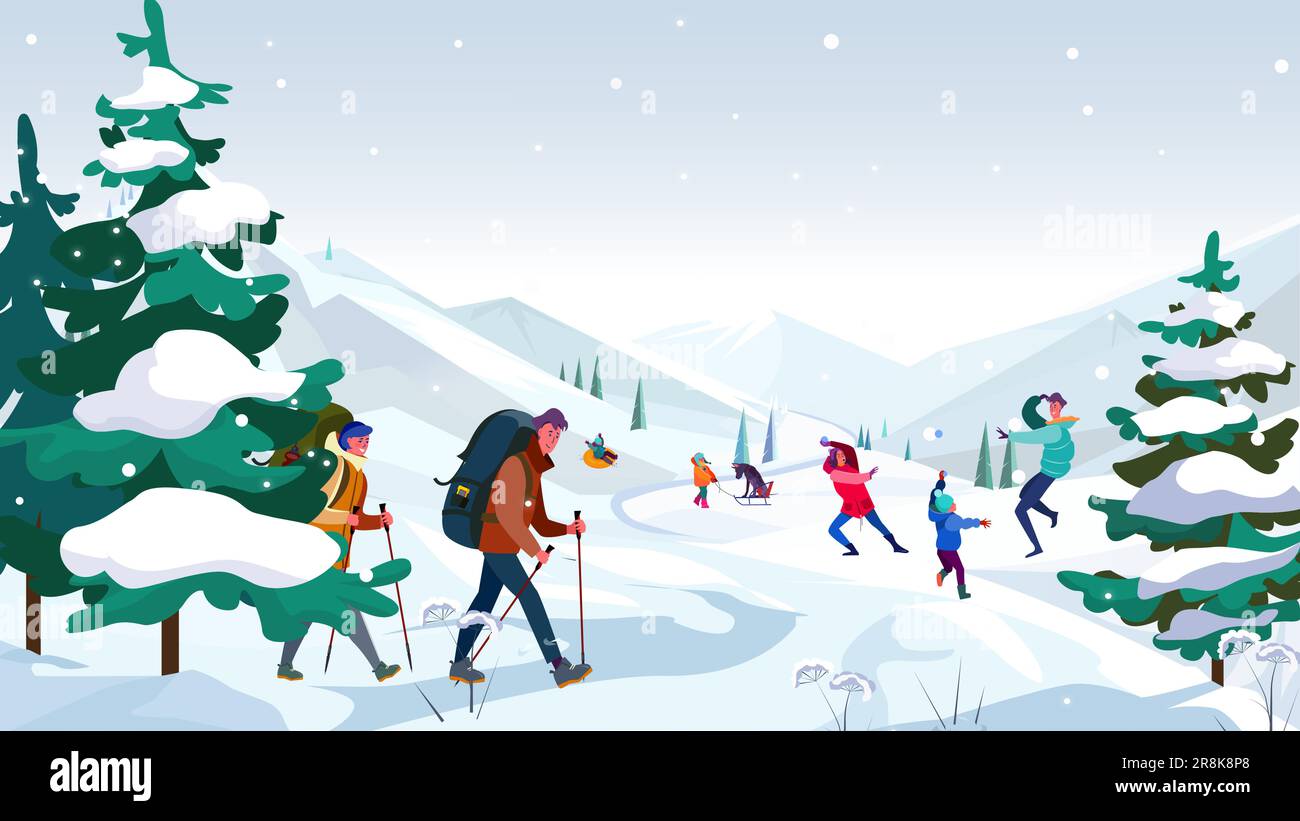 Child enjoying walking Stock Vector Images - Alamy