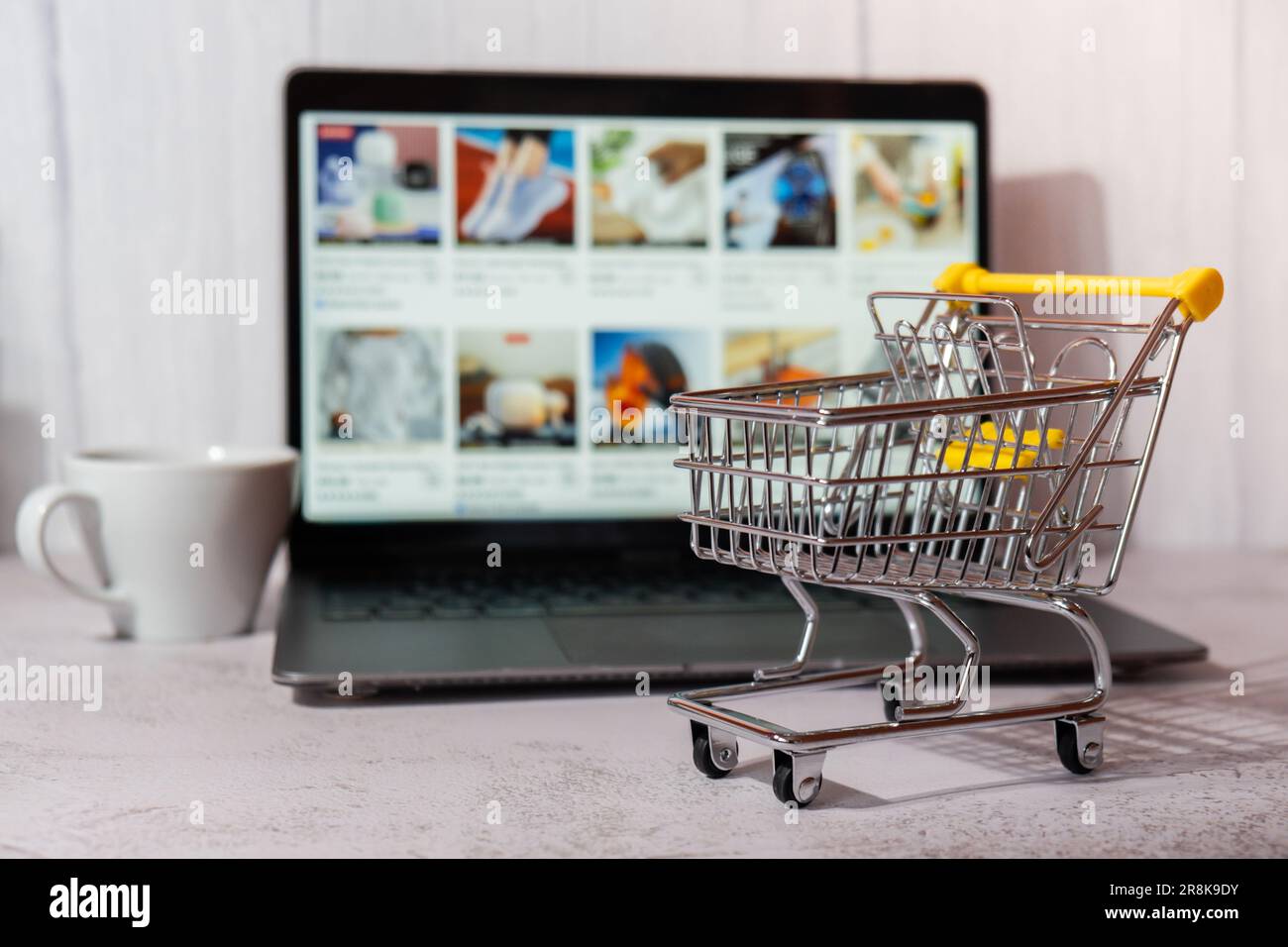 Gdansk, Poland - March 2023 Temu app icon in screen of MacBook Apple ...